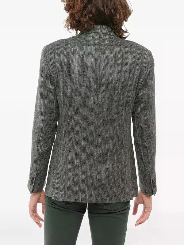 Corneliani Herringbone Peak-lapel Blazer