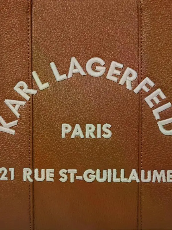 Karl Lagerfeld Rue St-guillaume Shearling Tote Bag