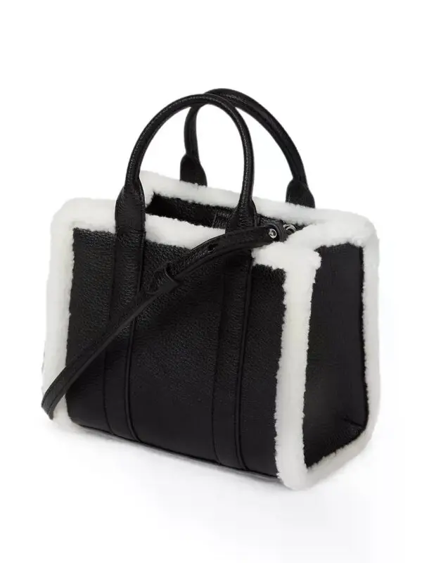 Karl Lagerfeld Mini Rue St-guillaume Shearling Square Tote Bag