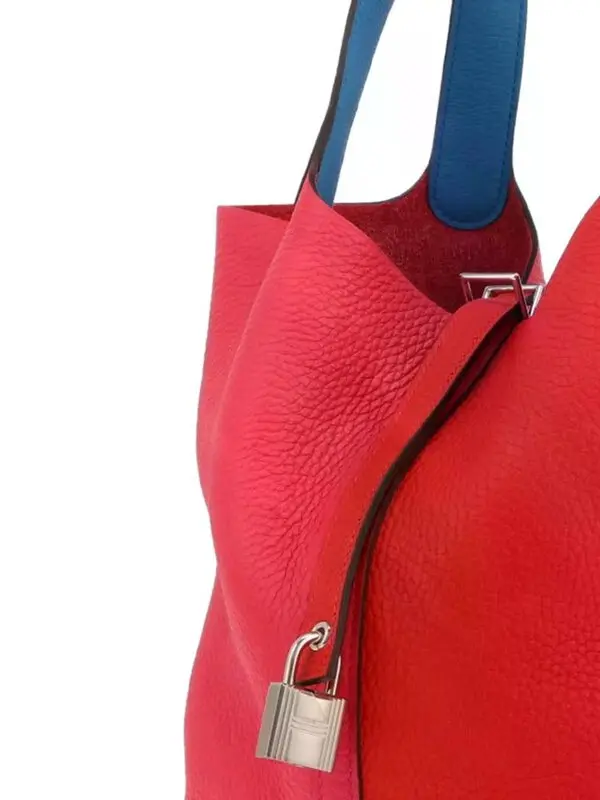Hermès 2022 Picotin Casaque Tote Bag - Red
