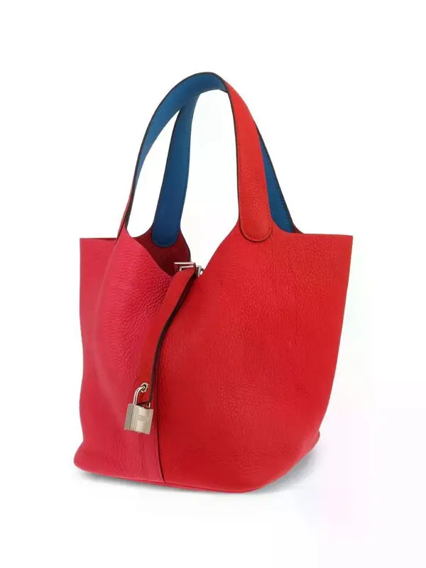 Hermès 2022 Picotin Casaque Tote Bag - Red
