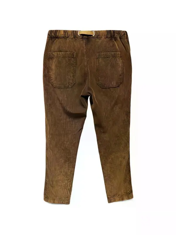 WHITE SAND Belted Corduroy Cargo Pants