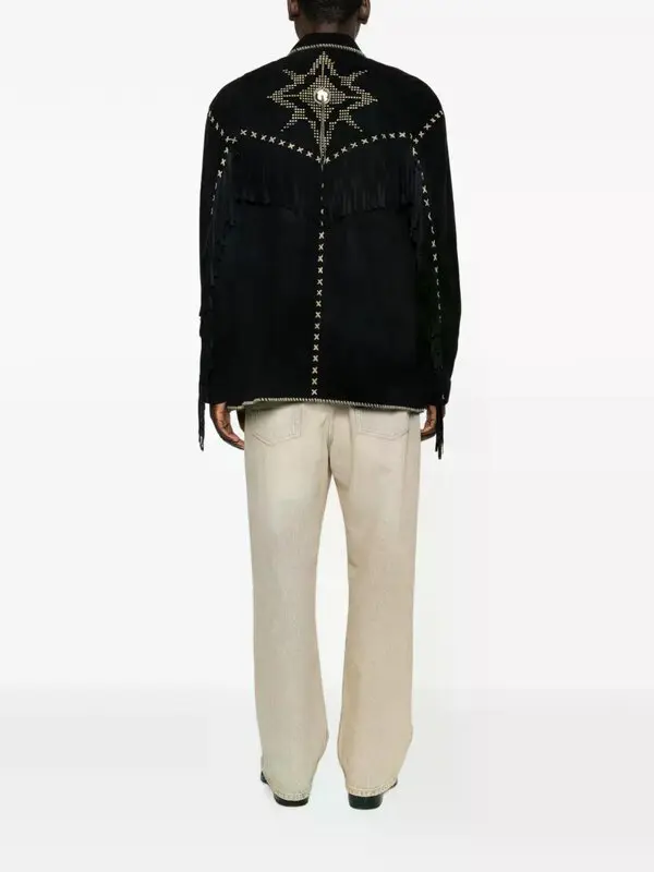 A.N.G.E.L.O. VINTAGE CULT Embellished Fringed Jacket
