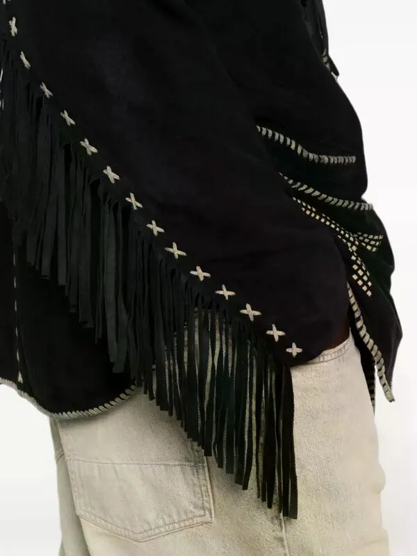 A.N.G.E.L.O. VINTAGE CULT Embellished Fringed Jacket