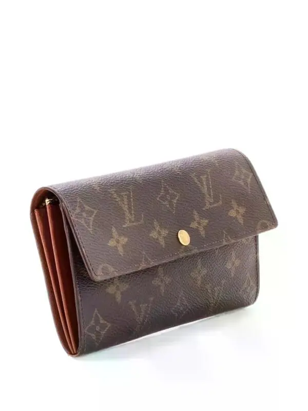 LOUIS VUITTON Sarah Wallet Monogram Canvas Small Wallets