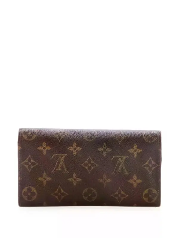 LOUIS VUITTON Sarah Wallet Monogram Canvas Small Wallets