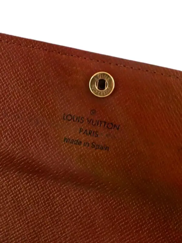LOUIS VUITTON Sarah Wallet Monogram Canvas Small Wallets
