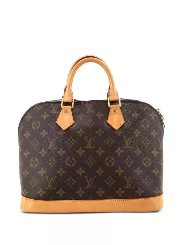 LOUIS VUITTON Monogram Canvas Alma Pm Satchel