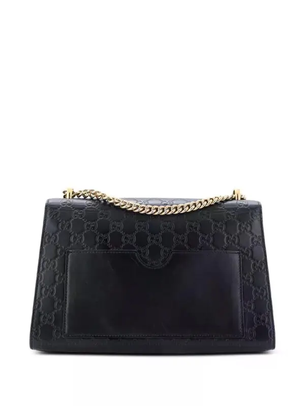 Gucci Padlock Gg Monogram Leather Shoulder Bag