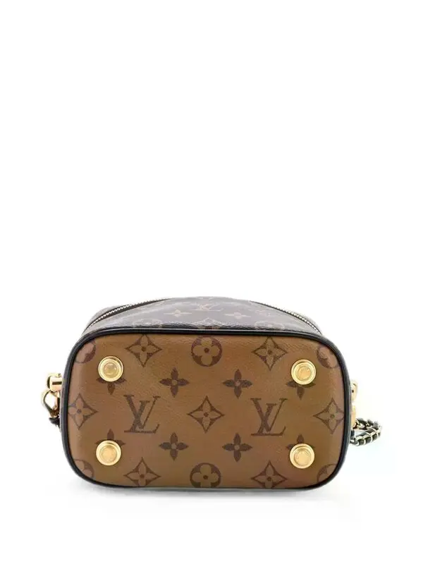 LOUIS VUITTON Vanity Handbag Reverse Monogram Canvas Pm Satchel