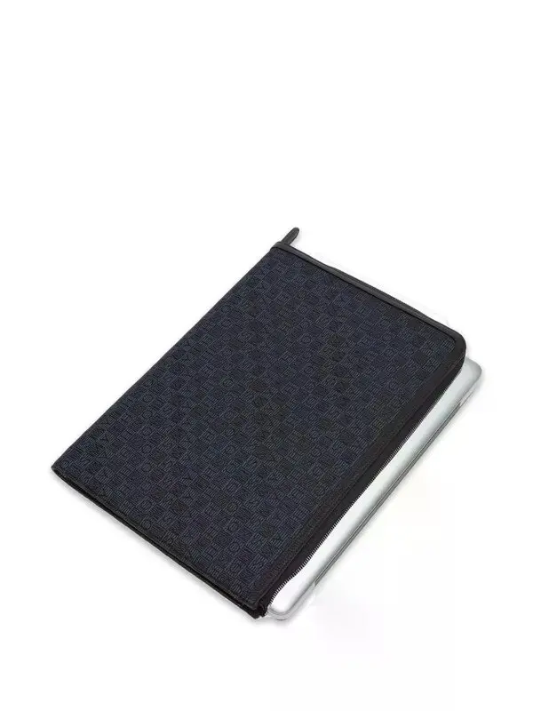 Smythson Small Stamp-canvas Laptop Case