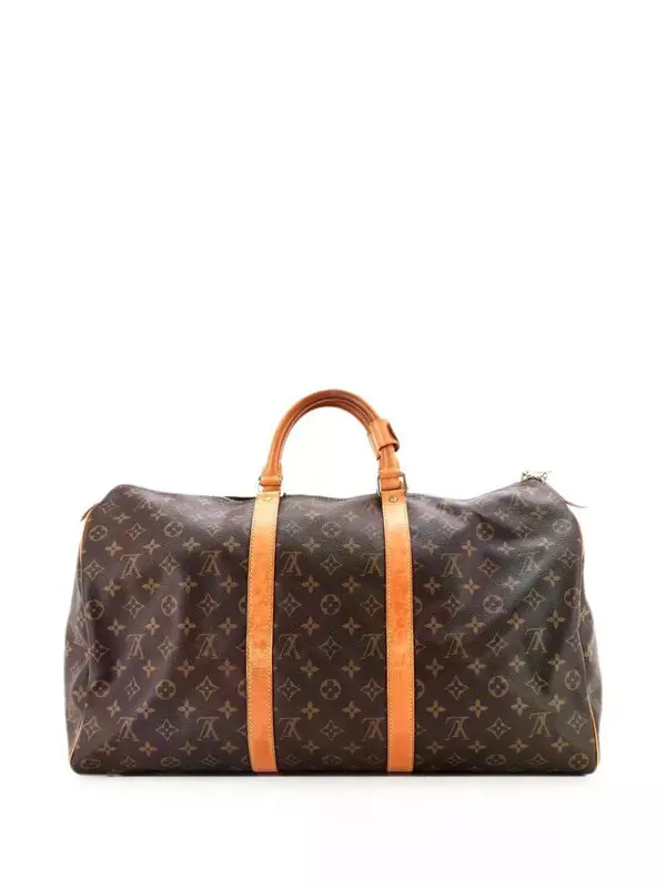 LOUIS VUITTON Keepall Bag Monogram Canvas 50 Travel Bag