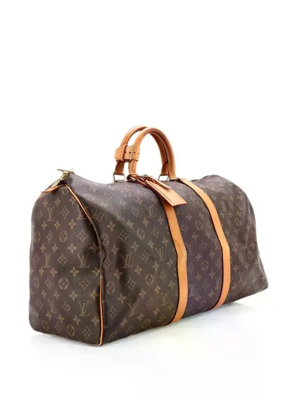 LOUIS VUITTON Keepall Bag Monogram Canvas 50 Travel Bag