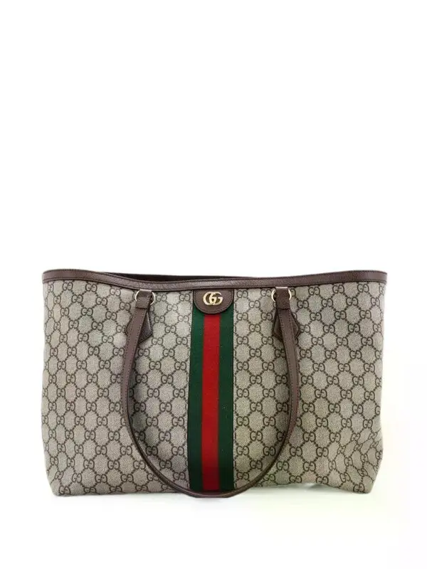 Gucci Ophidia Shopping Gg Coated Canvas Tote Bag