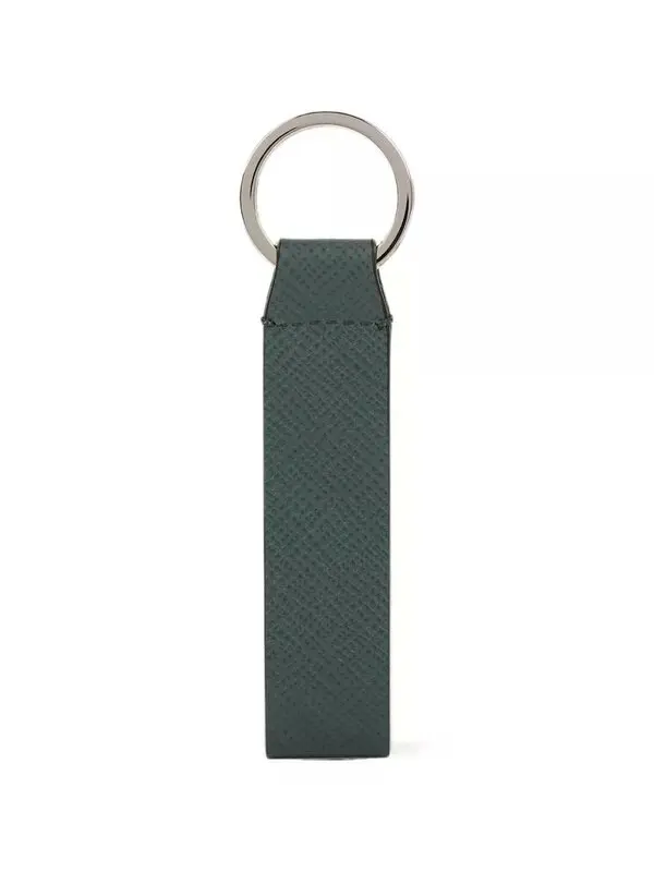 Smythson Panama Leather Keyring