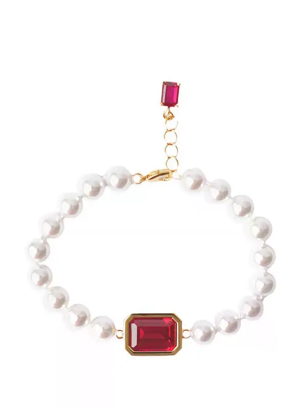 IZABEL DISPLAY Mega Crystal-embellished Bracelet - White