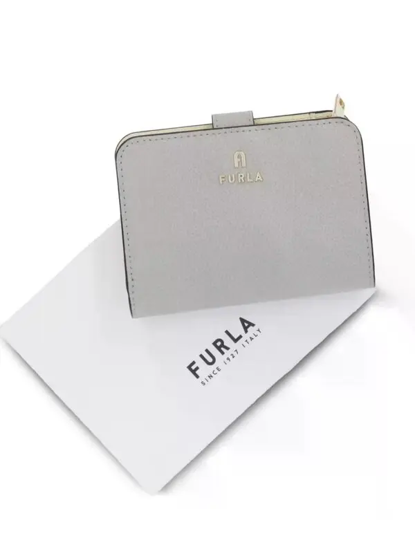 Furla Logo-plaque Pebbled-leather Wallet