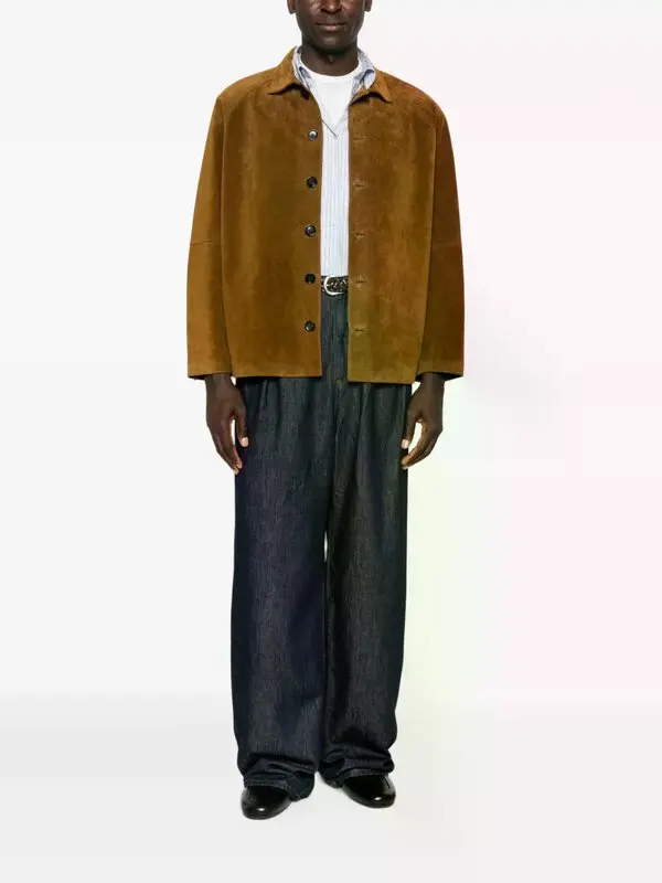 Studio Nicholson Bowe Leather Jacket