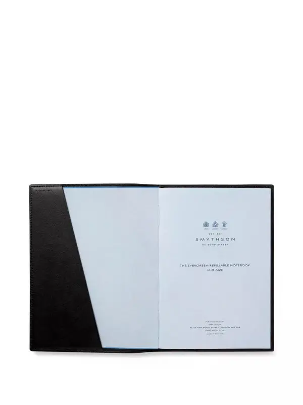 Smythson Evergreen Refillable Notebook
