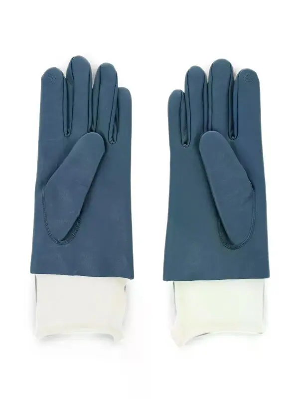Undercover Logo-print Leather Gloves