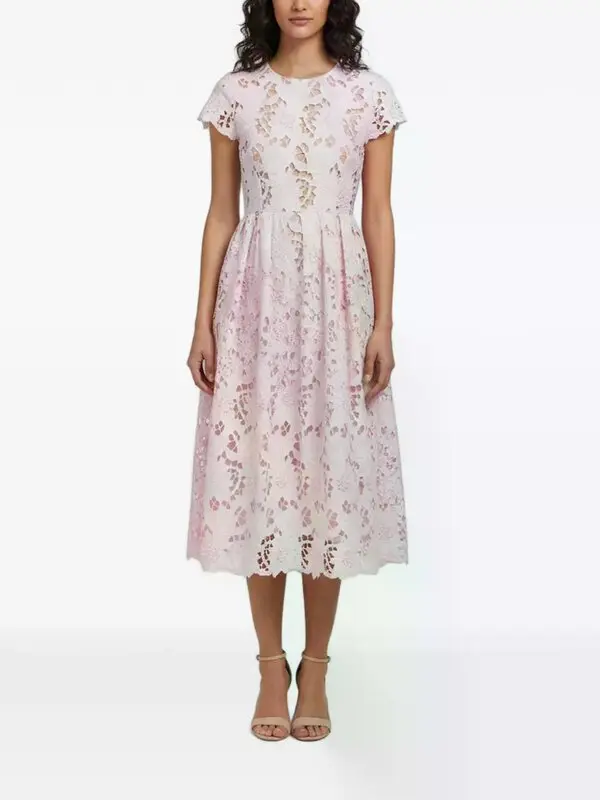 SELF-PORTRAIT Guipure Lace Midi Dress