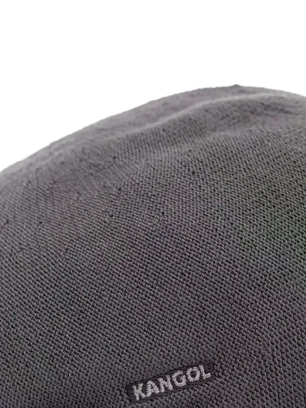 KANGOL Bamboo 507 Logo-embroidered Flat Cap
