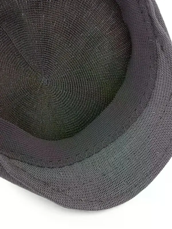 KANGOL Bamboo 507 Logo-embroidered Flat Cap