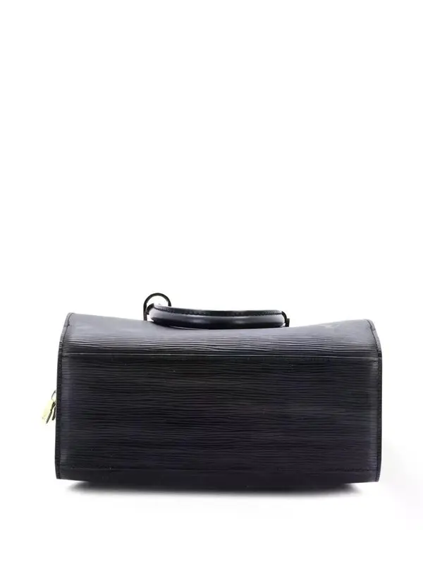 LOUIS VUITTON Epi Leather Pont Neuf Pm Satchel - Black