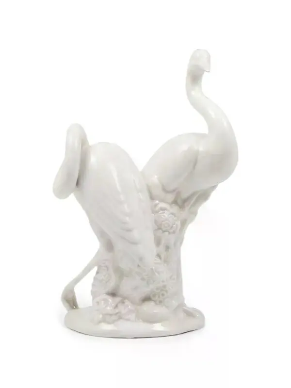 ENZO DE GASPERI Floral-relief Heron Sculpture