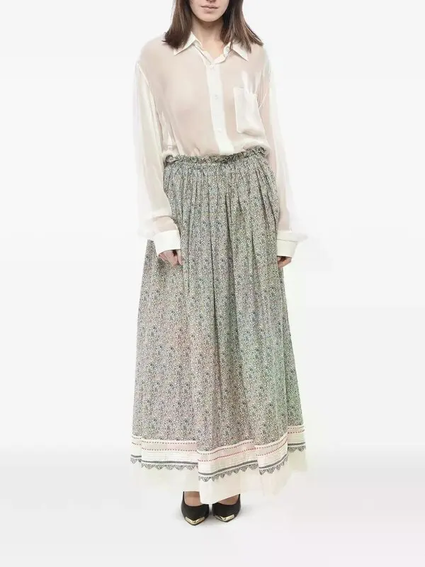 Pero Floral Print Maxi Skirt