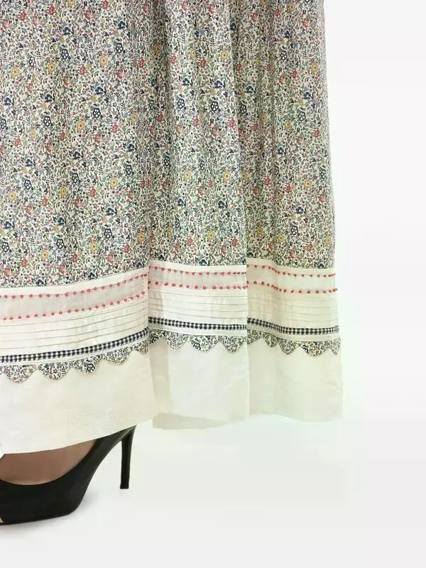 Pero Floral Print Maxi Skirt