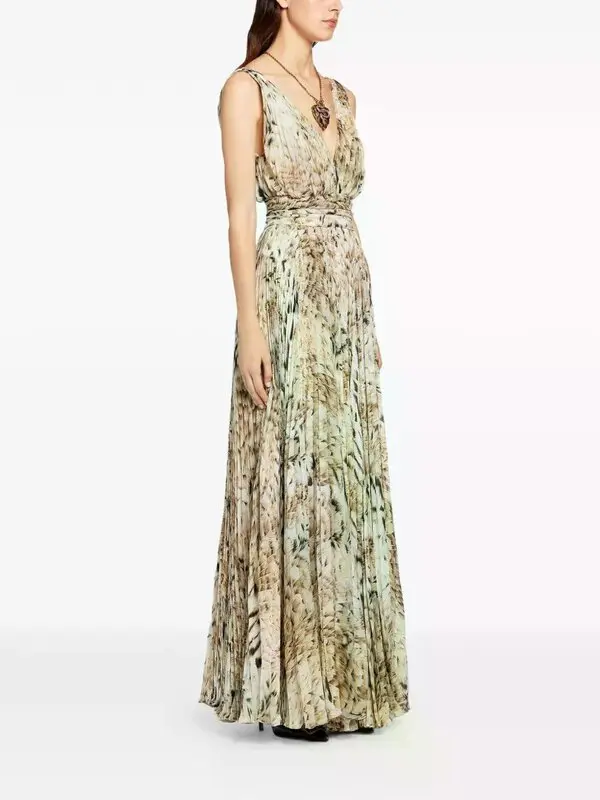 Roberto Cavalli Printed Maxi Dress