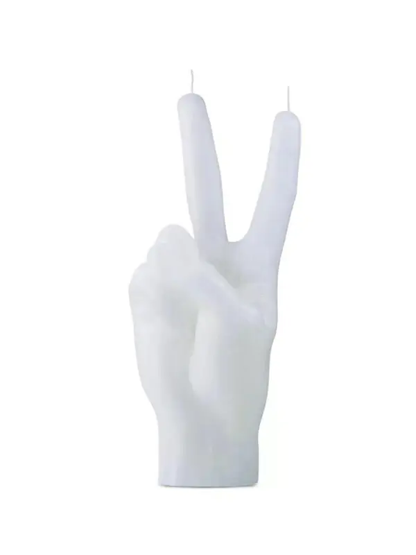 CANDLEHAND Peace Hand-shaped Candle
