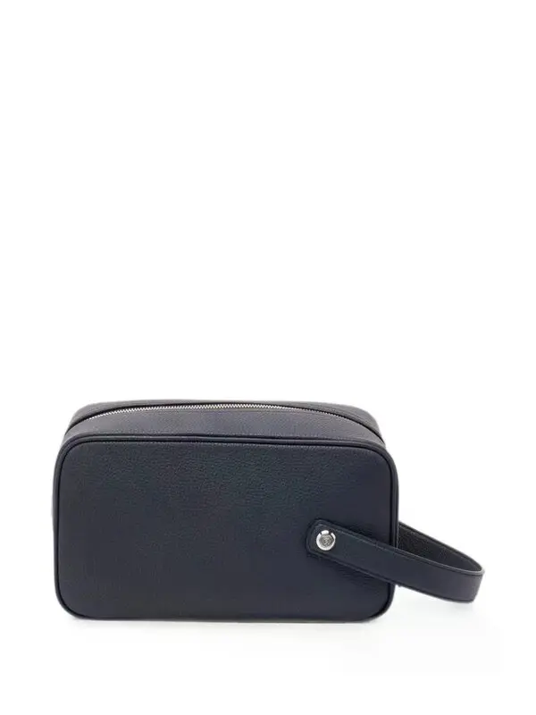 Dolce & Gabbana Lock Pebbled Leather Wash Bag