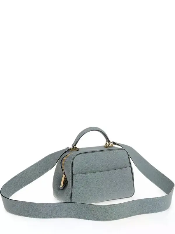 VALEXTRA Mini Saffiano Leather Top-handle Bag