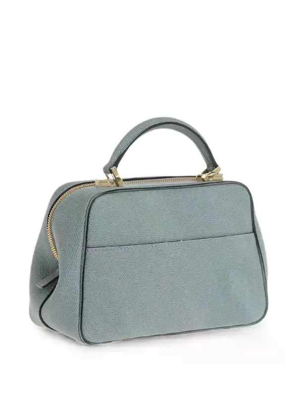VALEXTRA Mini Saffiano Leather Top-handle Bag