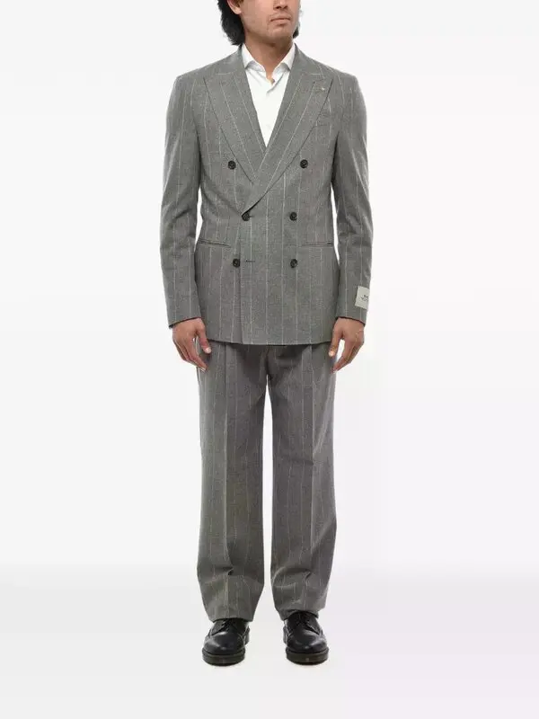 Corneliani Double-breasted Pinstripe Suit