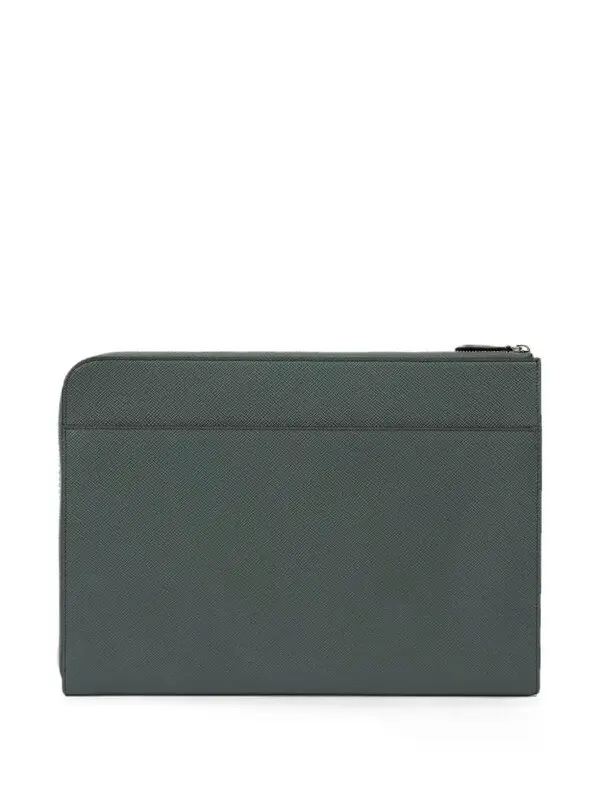 Smythson Small Panama-leather Laptop Case
