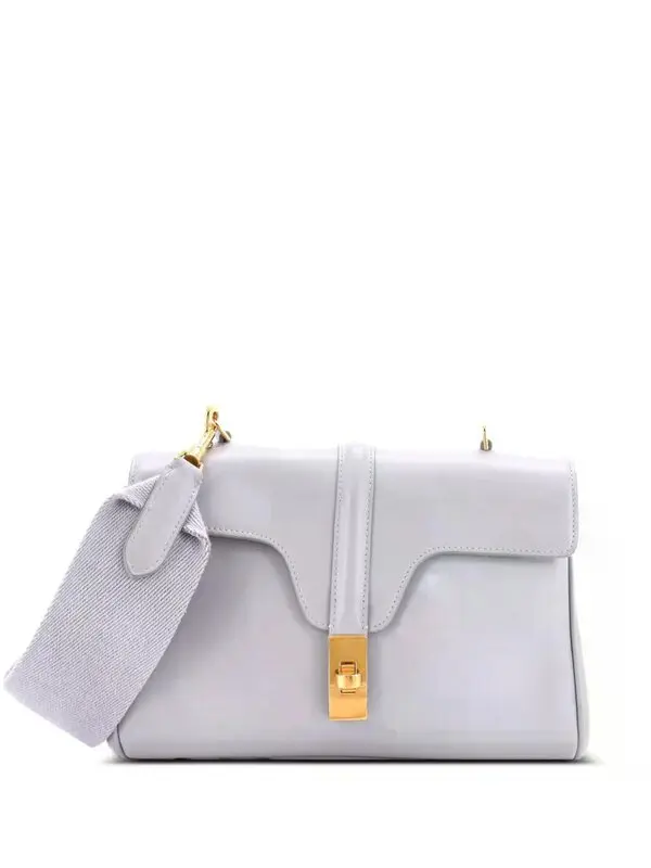 Celine Soft 16 Bag Smooth Calfskin Shoulder Bag - Purple