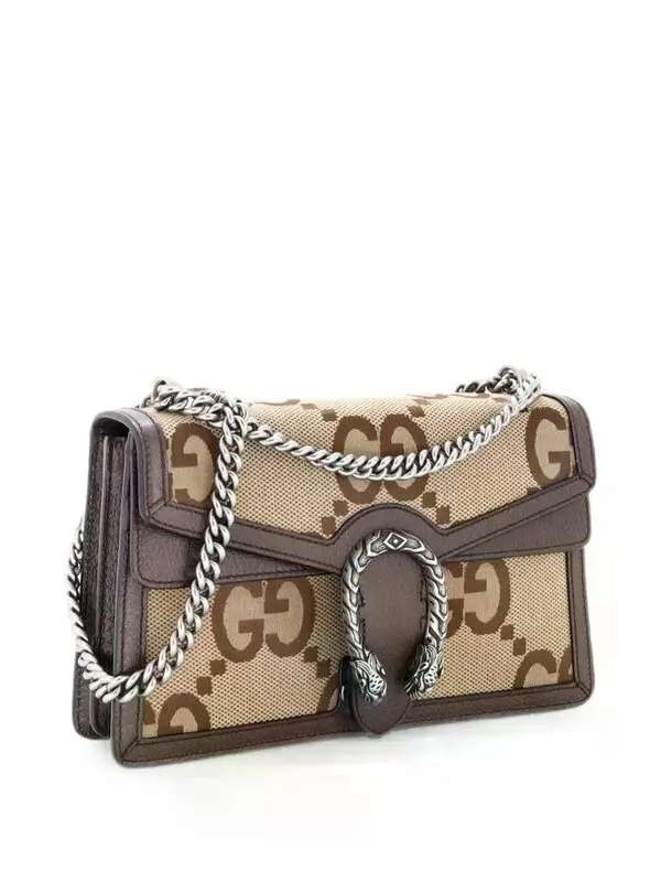 Gucci Dionysus Jumbo Gg Canvas Small Shoulder Bag