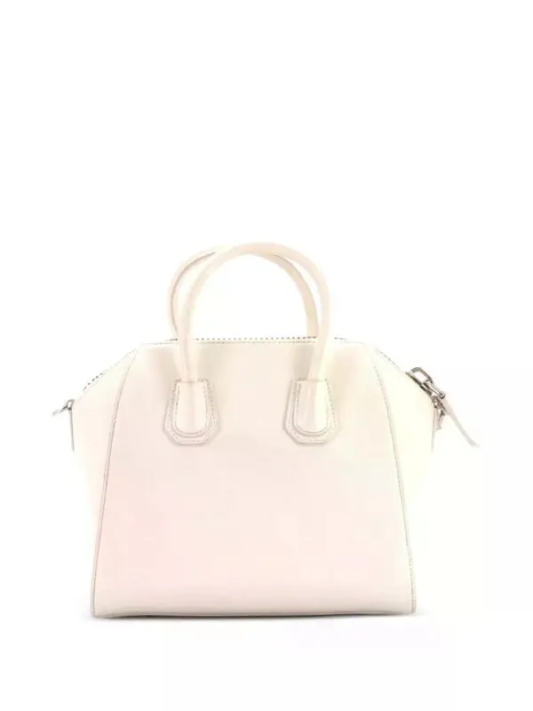 Givenchy Antigona Bag Glazed Leather Mini Satchel - White