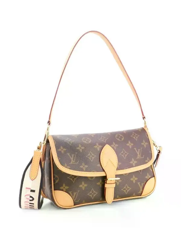 LOUIS VUITTON Diane Nm Monogram Canvas Nano Shoulder Bag