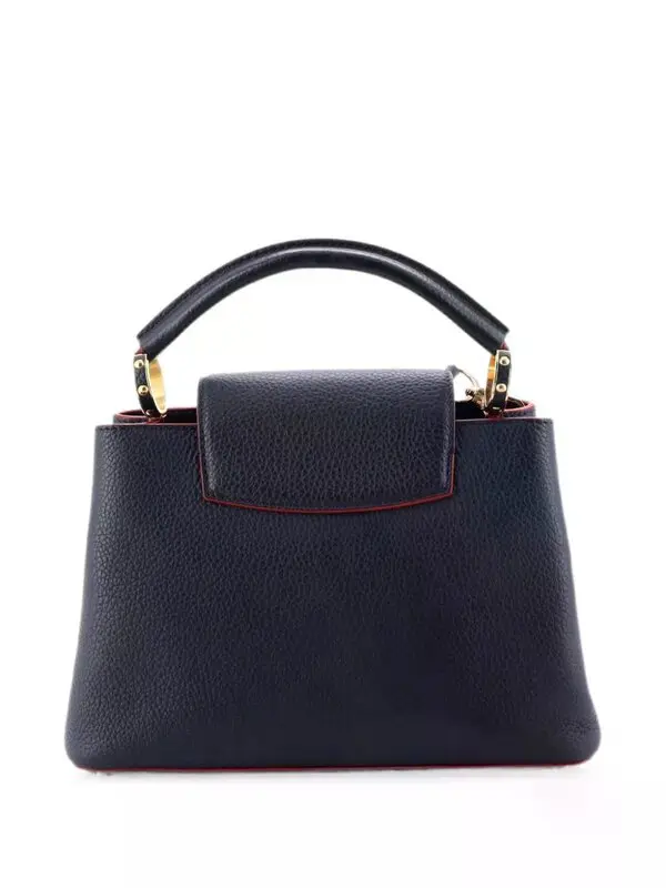 LOUIS VUITTON Capucines Bag Leather Bb Satchel
