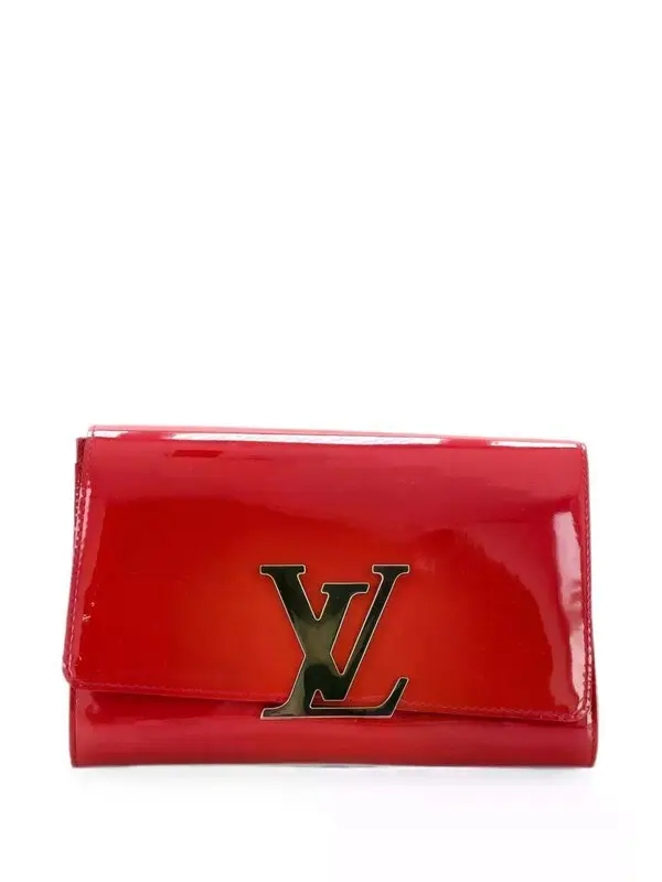 LOUIS VUITTON Patent Mm Clutch Bag