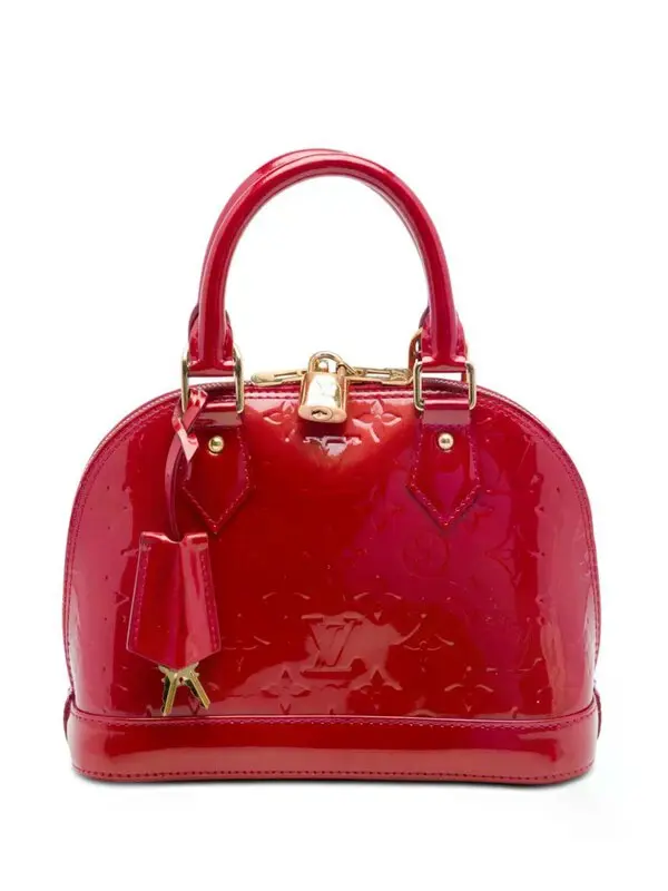 LOUIS VUITTON 2012 Monogram Vernis Alma Bb Satchel