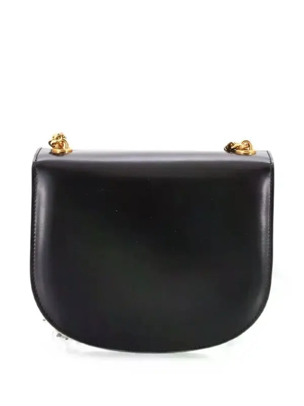 Celine Triomphe Besace Clea Chain Flap Bag Leather Shoulder Bag