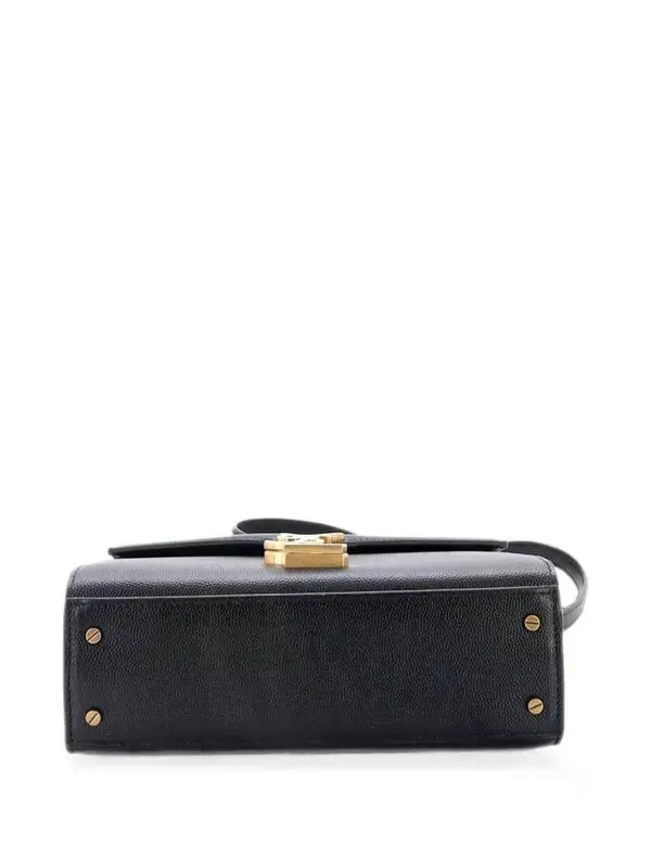 Saint Laurent Cassandra Top Handle Bag Leather Mini Shoulder Bag