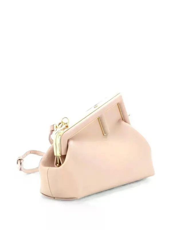 Fendi First Bag Leather Small Clutch Bag