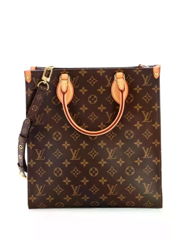 LOUIS VUITTON Sac Plat Nm Bag Monogram Canvas Shoulder Bag