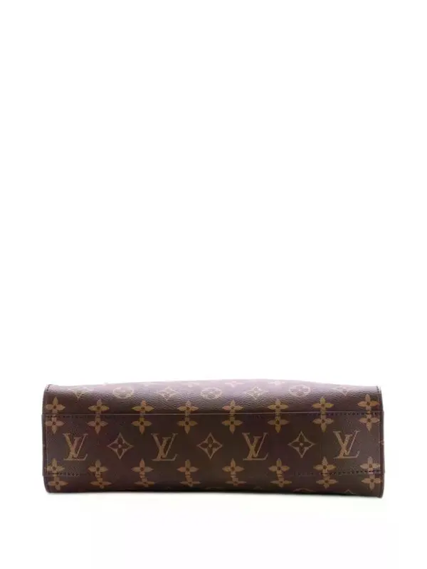 LOUIS VUITTON Sac Plat Nm Bag Monogram Canvas Shoulder Bag